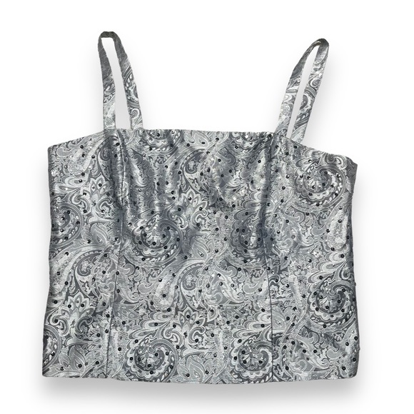 R&M Richards | Tops | Vintage Beaded Corset Style Tank | Poshmark